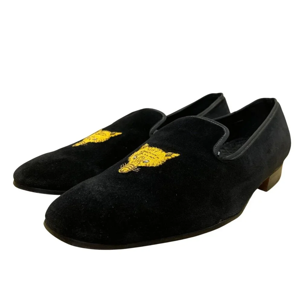 Brooks Brothers | Shoes | Peal Co X Brooks Brothers Mens Black Velvet ...